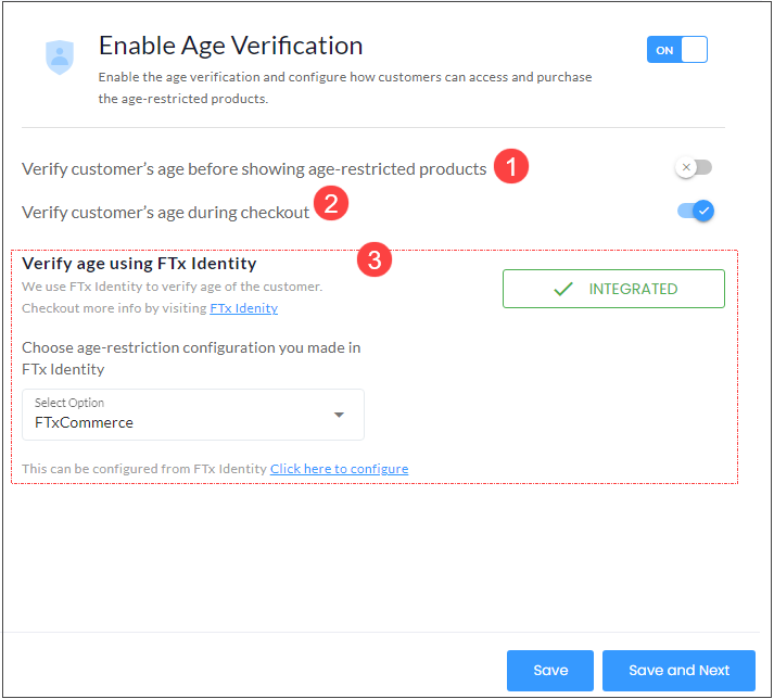 Age Verification Settings